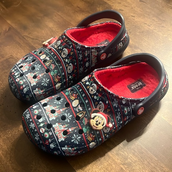 CROCS | Shoes | Disney Christmas Winter Crocs | Poshmark